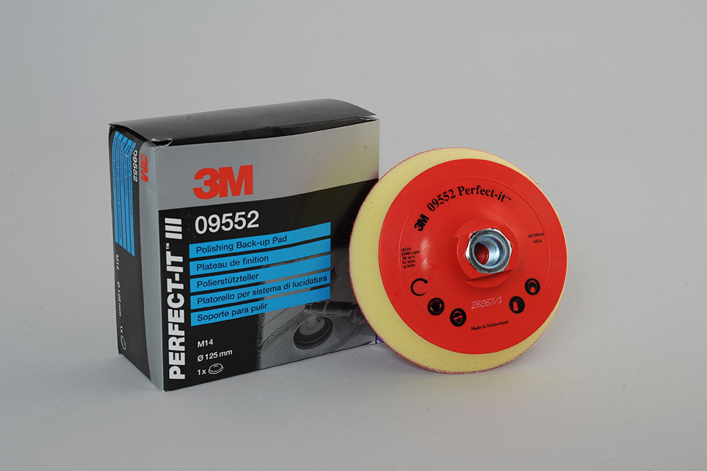 3M09552 - 3m 09552 Perfect-It™ Back-up Pad Polishing M14 125mm – Metalflake