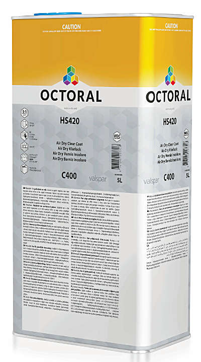 OC400/5 - C400 Octoral Cleacoat 5 Ltr – Metalflake